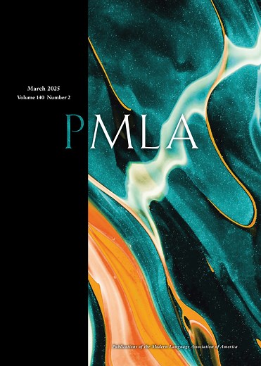 PMLA | Cambridge Core