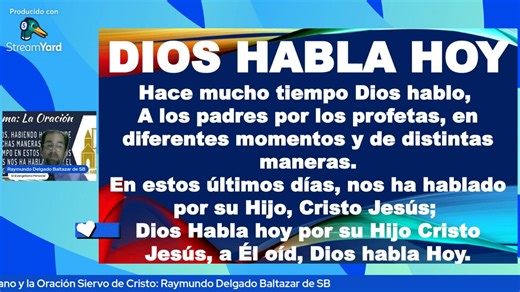 El Cristiano y la Oración de Wilie Alvarenga presentado por Siervo de Cristo: Raymundo Delgado Baltazar desde Santander Jiménez, Tam. *No tengo los derechos de los cantos ni de la música acapella* � ¿Nuevo en la transmisión o buscando mejorar? ¡Consulta StreamYard y obtén un descuento de $10! � | Dios habla hoy
