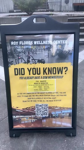 And it’s free for students. Check it out we have lots of classes, resources, and FREE sanitary items. Hope to see y’all there! #Northseattlecollege #Gym #WednesdayWisdom | North Seattle College