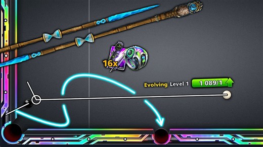 7.2K views · 259 reactions | 8 Ball Pool - Pool Chronicles Cue 1089...