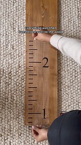 How to make a DIY growth chart! #diy #cricut #growthchart | Grillo Designs Blog