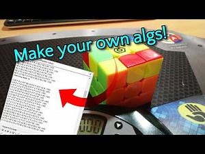How to Generate Your OWN Algs Using Cube Explorer