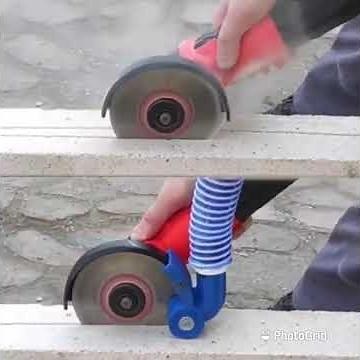 Dust collector for angle grinder diameter 125mm