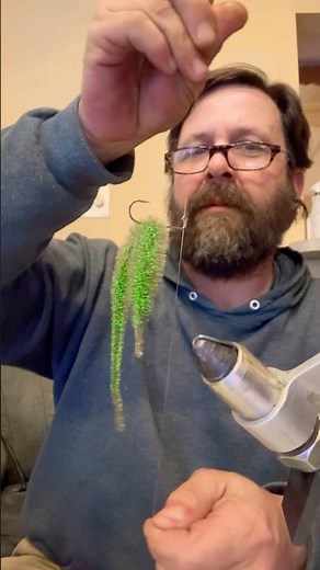 Drop shot Senko fly rig . #flyfishing #flytying #fishing