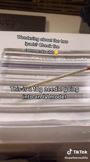 Massive 10g Needle Inserted into IV Trainer! Watch Now