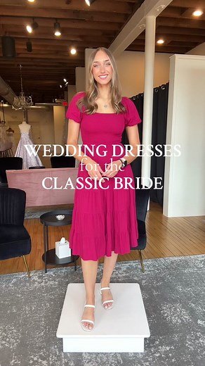 For the Classy Bride 🫶🏼✨ #weddingdressshopping #weddingdressinspo #weddingdress #bonbonbelle #2024bride #classicbride #elegantbride