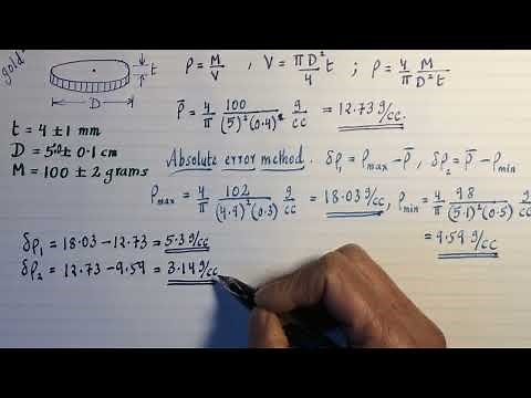 UP1 (1D) Absolute and relative Uncertainties