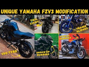 5 Best Unique Yamaha Fzv3 Modification with Buying links !