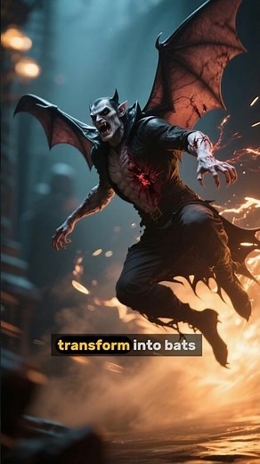 Vampire 🧛‍♂️ – The Immortal Blood Drinker of the Night.#vampire #mythicalcreatures #mythology