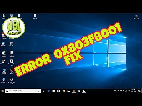 HOW TO FIX ERROR 0x803F8001!! (window 10 minecraft beta)