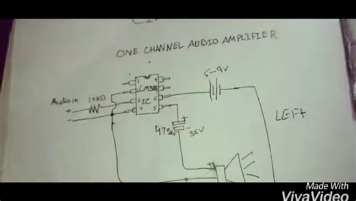 Simple amplifier circuit diagram