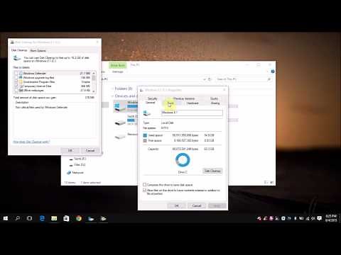 Cleanup Space in C Drive of Windows 10