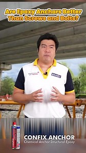 In contrast to mechanical anchors, which necessitate precise hole dimensions, a chemical anchoring system is versatile, accommodating various shapes, diameters, and depths of holes. The Confix Anchor stands out as a high-strength, non-shrink chemical anchoring solution. Its epoxy fills the drilled hole, ensuring complete coverage around the bolt. With this system, rods of any length can be inserted into the hole, enhancing load capacity and pull-out strength. #anchoring #concrete #anchoringsyste