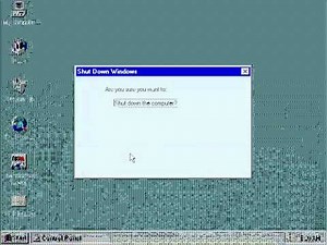 Microsoft Windows 95 (1995-1997) - The Reversed Microsoft Sound (Better Shutdown and Logoff Sound)