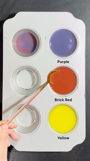 Make a new color 🎨 color mixing | ASMR | #colormixing #learningcolors #diy #asmr