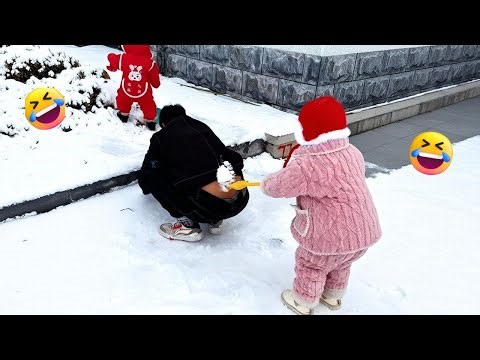 FUNNIEST Snow Fails 2025 🤣🧊 | Ice Slips, Pranks & Cold Regrets (Try Not To Laugh)