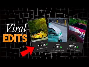 How to make a VIRAL CAR edit | CapCut (FULL TUTORIAL)