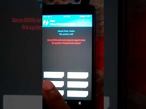 Fix Unable to Mount data invalid arguement or system or cache - TWRP