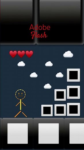 Platformer flash game on adobe flash to play