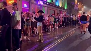 Youngsters ditch their families at Christmas for a boozy night out on the town in annual festive fancy dress Boxing Day bash