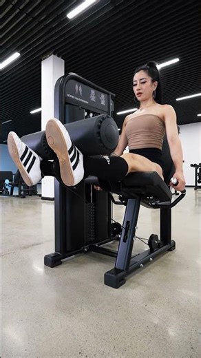 Fitness equipment for thigh muscle training——Seated Leg Extension#thighsworkout #legextension
