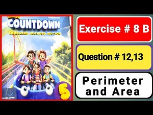 Countdown book 5 unit 8 |class 5 maths Exercise 8B|countdown 5 ex 8B |Perimeter & area |grade 5 math