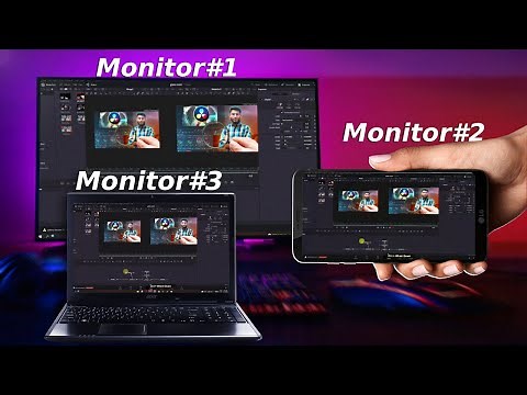 Use Smart Phone & Laptop as Second Monitor with SpaceDesk