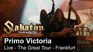Sabaton sort une vidéo live de Primo Victoria à Francfort