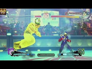 High lvl Ultra SF4 gameplay