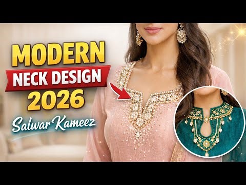 Modern Neck Design for Salwar Kameez | New Fashion 2026 ✨