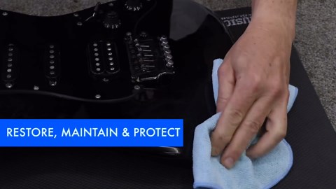 MusicNomad Guitar Complete Cleaning & Care Kit: Cleaner, Polish, Fretboard Oil & 2 Cloths (MN108)