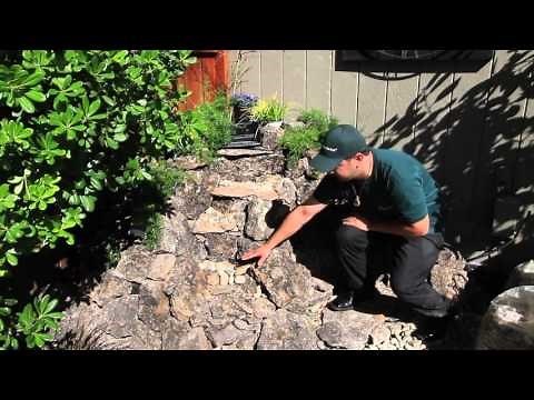 The Waterfall Guy - TUTORIAL 1: How to build a small backyard waterfall