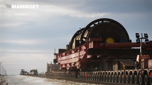 🏆 Facebook's Mammoet Moment of 2025 Winner: heaviest load in Alberta! 🏆 With 2,960 engagements, this project - first published in March - took the crown. These ethylene oxide reactors weigh 670t but are only 23 meters in length, which required the design of a custom high frame to support each vessel across two 26-line double-wide intercombi trailers. #Mammoet #Bestof2025 #OilGas | Mammoet