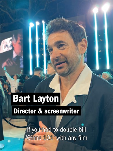 Crime 101 Director Bart Layton on what film he'd double bill with his latest project starring Chris Hemsworth and Halle Berry #movietok #movierecommendations #halleberry #chrishemsworth