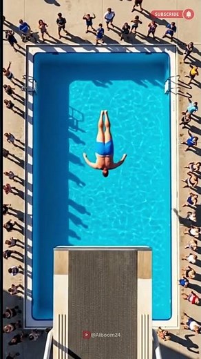 Epic Pool Dive Fail: Giant Belly Flop Shocks Everyone