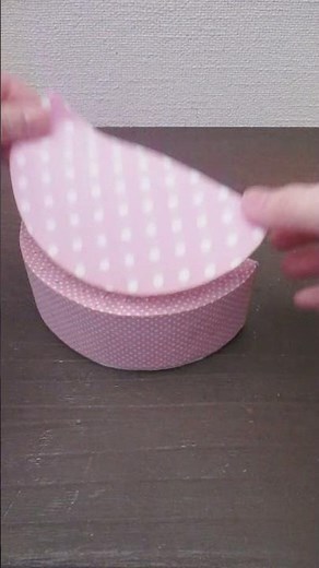 DIY: Cartonnage Box from Recycled Cardboard and favorite cloth #shorts #cartonnage