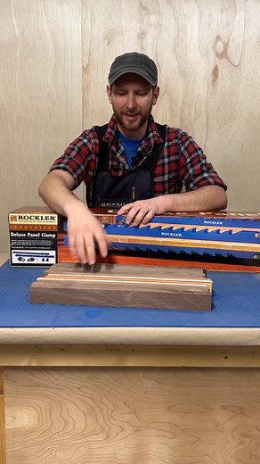Look what’s dropping in, it’s our new Mini Deluxe Panel Clamps 2 pack! Scaled-down versions of our larger clamps, featuring rigid steel cauls that sandwich your panel to keep it flat! Also includes a hanging bracket for convenient storage! You can find these in Rockler stores or on our website at https://www.rockler.com/rockler-mini-deluxe-panel-clamps-2-pack #rockler #rocklerwoodworking #woodworking #woodworker #woodshop #clamps #innovation #panel #glueup #cuttingboard #cuttingboards #mini #cla