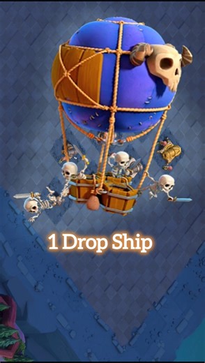 How many Drop Ship Beat it Part 1 | clash of clans #shorts #viral