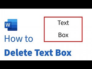 How to Delete Text Box in Word