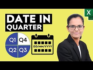 How to Use the Date in Quarter Formula in Excel (Fast!)