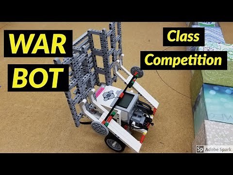 "LEGO Mindstorms EV3 WAR BOT Class Competition"