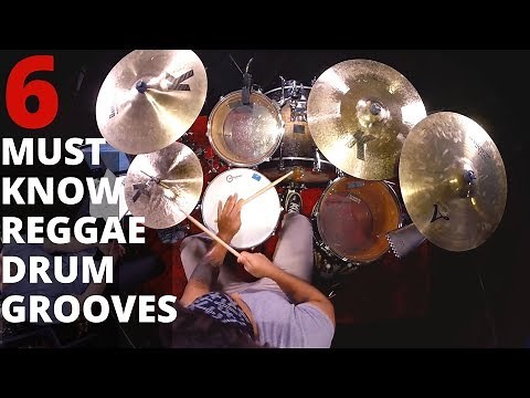 6 Must Know Reggae Drum Grooves | Learn Drum Beats | Lesson by Ben Satterlee Drum Teacher
