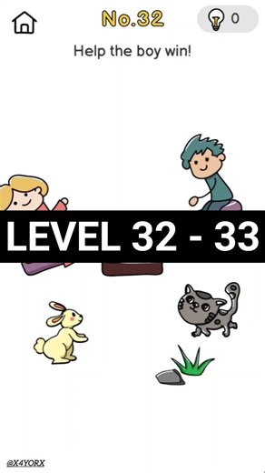 Brain out level 32 - 33 | Game #game #shorts #tutorial #answer