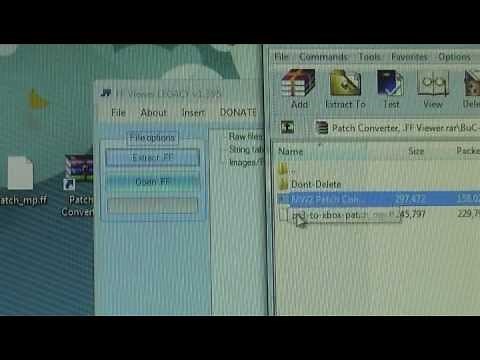 How to use patch converter and ff viewer
