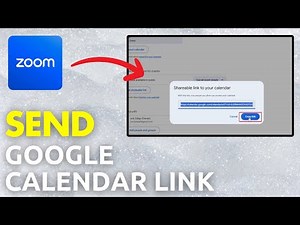 How To Send Google Calendar Invite Link On Zoom