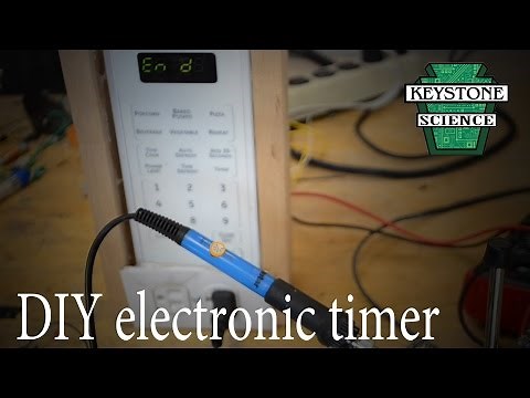 How to make an electric timer from a microwave