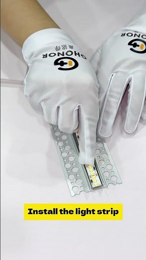 How to install LED channel for drywall #leddrywall #ledlights #ledprofile