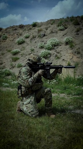 Military Gear Training in Natural Terrain