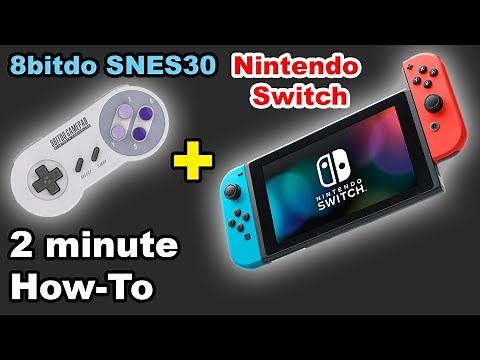 ✅ 8bitdo SNES30 / NES30 / FC30 / SFC30 pair with Nintendo Switch
