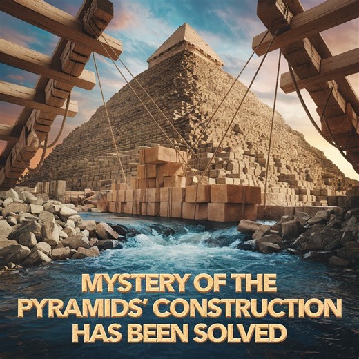 24K views · 1.4K reactions | The Mystery Of How The Pyramids Were Built Finally Been Solved? Scientists discover a unique hydraulic lift system at Egypt's iconic Pyramid of Djoser | Mysteries Unraveled | Facebook